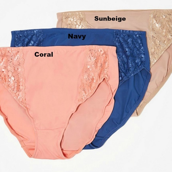 Breezies | Intimates & Sleepwear | Breezies Set Of 3 Soft Support Lace ...